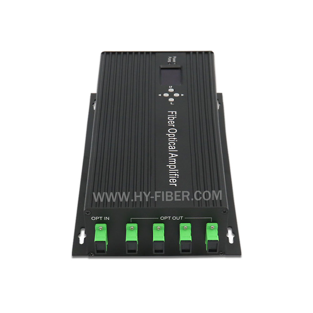4 Ports High Power 1550nm Amplifier Mini EDFA_Optical Fiber Amplifier ...